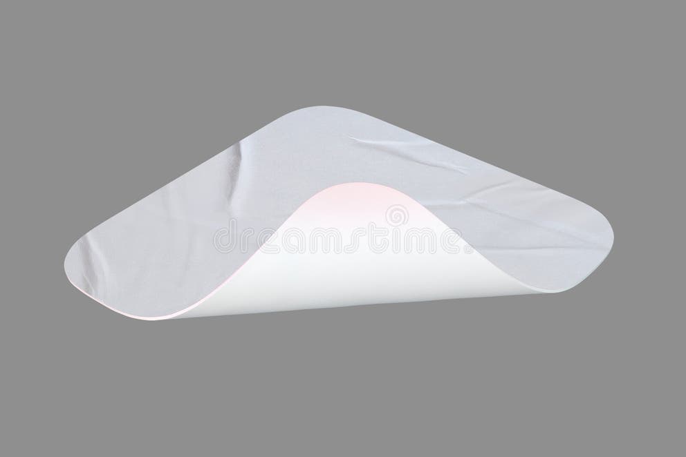 Blank Sticker Texture Design for Mockup Template Stock Illustration ...