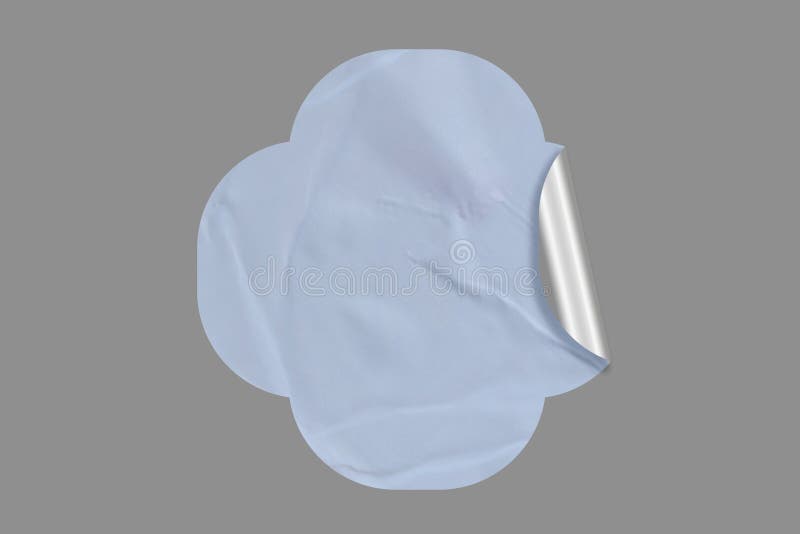 Blank Sticker Texture Design for Mockup Template Stock Illustration ...