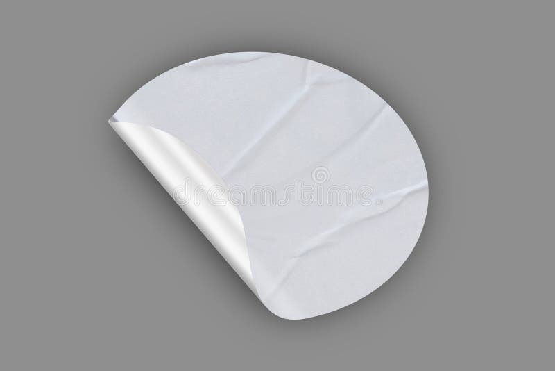 Blank Sticker Texture Design for Mockup Template Stock Illustration ...