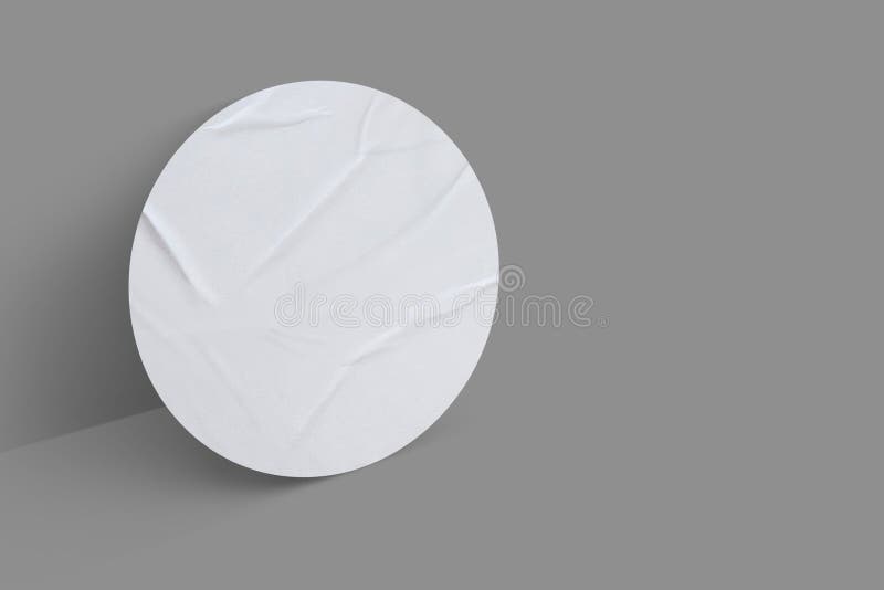 Blank Sticker Texture Design for Mockup Template Stock Illustration ...