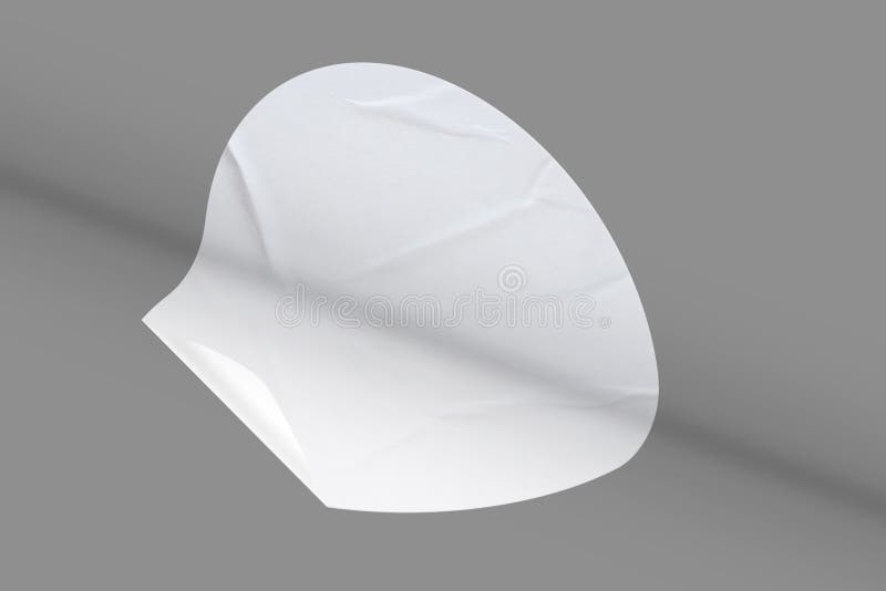 Blank Sticker Texture Design for Mockup Template Stock Illustration ...