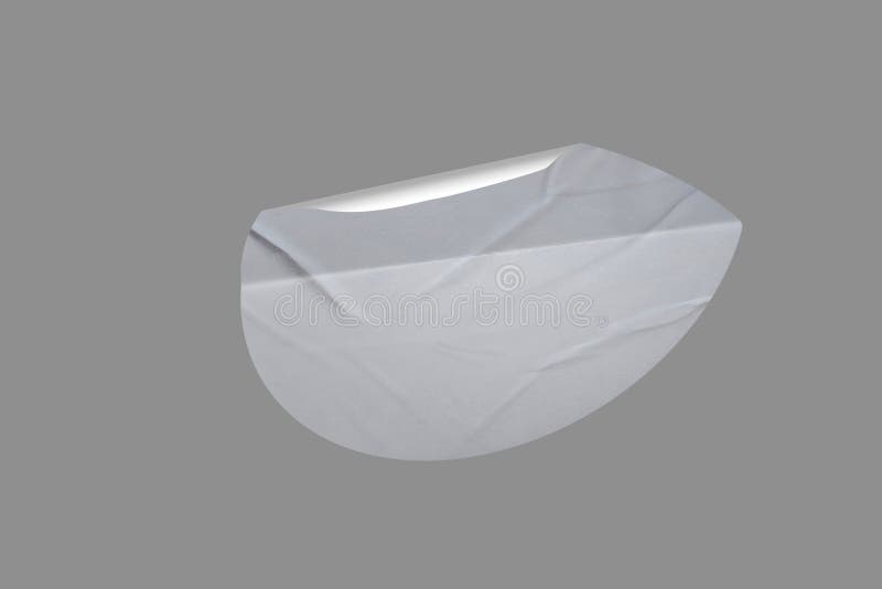 Blank Sticker Texture Design for Mockup Template Stock Illustration ...