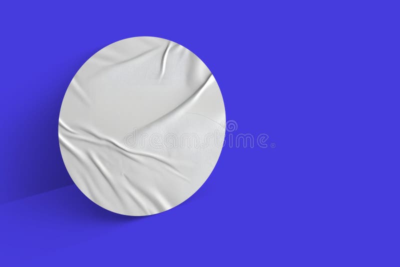Blank Sticker Texture Design for Mockup Template Stock Illustration ...