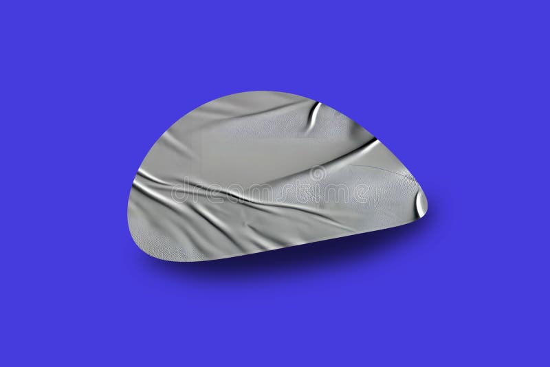 Blank Sticker Texture Design for Mockup Template Stock Illustration ...