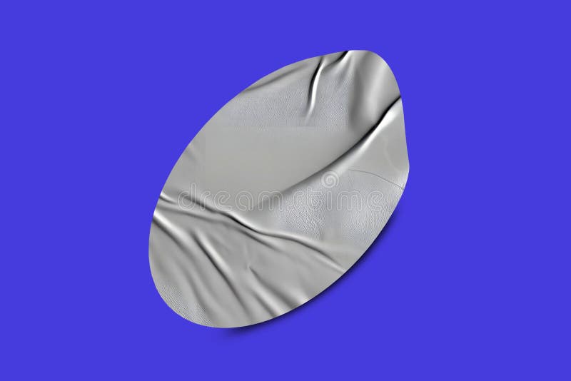 Blank Sticker Texture Design for Mockup Template Stock Illustration ...