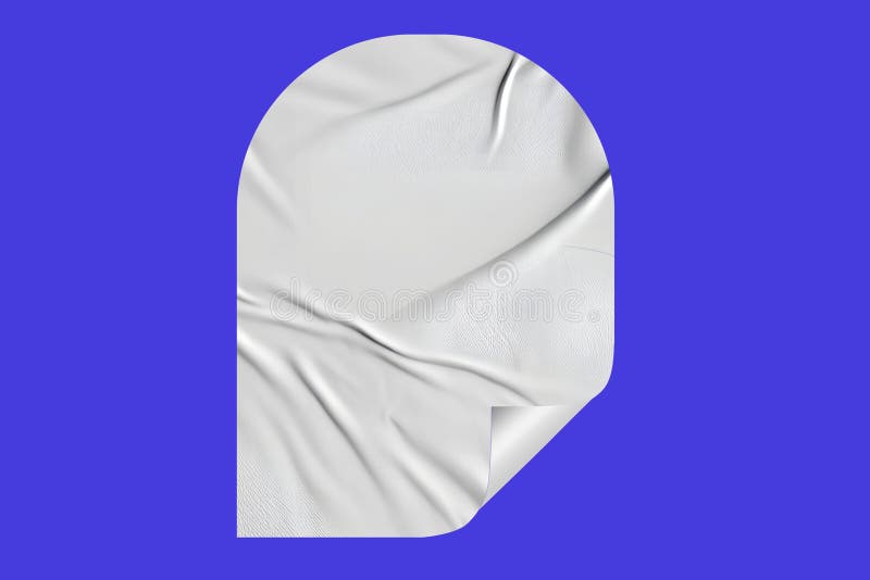 Blank Sticker Texture Design for Mockup Template Stock Illustration ...