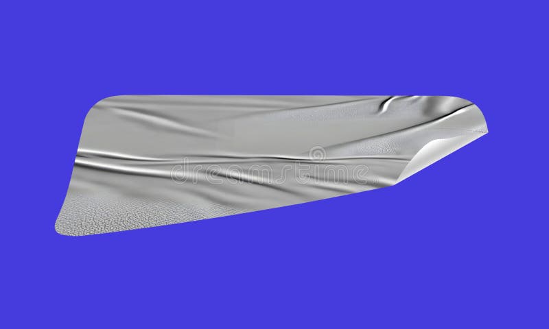 Blank Sticker Texture Design for Mockup Template Stock Illustration ...