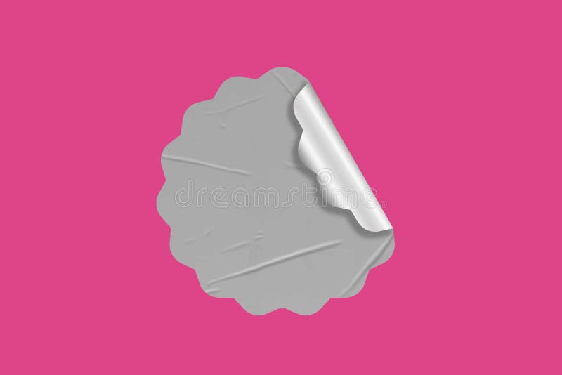 Blank Sticker Texture for Graphics Stock Illustration - Illustration of ...