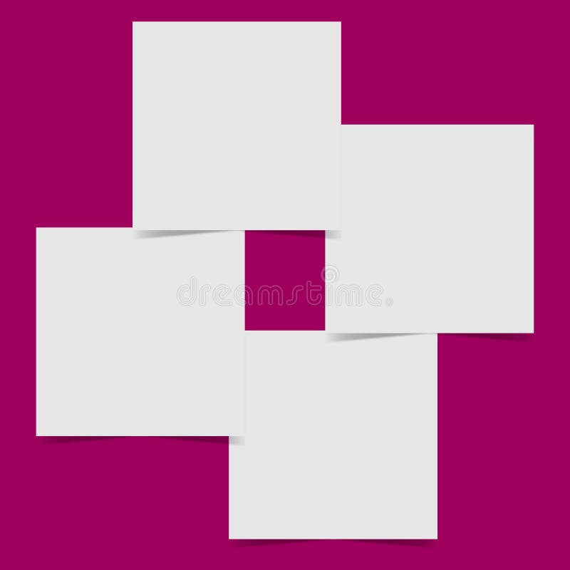 Blank Stickers for Writing. Stock Vector - Illustration of vector ...