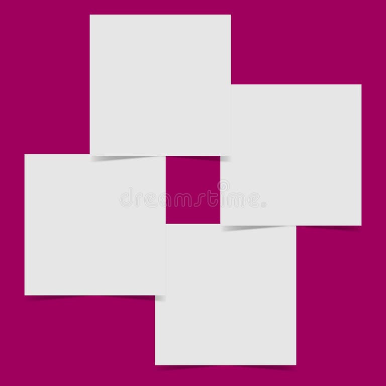 Blank Stickers for Writing. Stock Vector - Illustration of vector ...