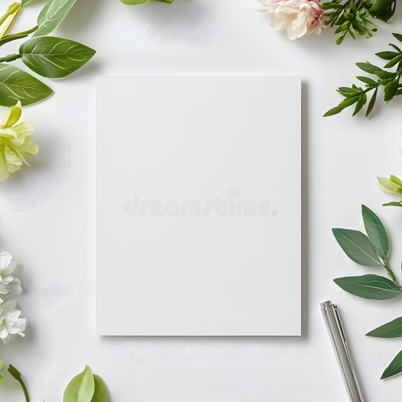 Blank Sticky Note Pad on White Background Stock Illustration ...