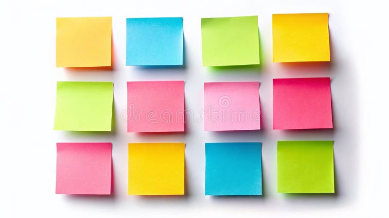 Blank Sticky Notes Versatile Paper Notes for Brainstorming Planning and ...