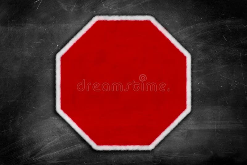 Blank Stop Sign Outline