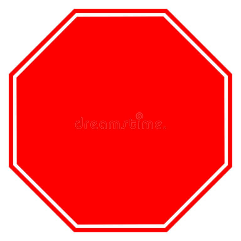 Blank Stop Sign Stock Illustrations – 12,590 Blank Stop Sign Stock ...