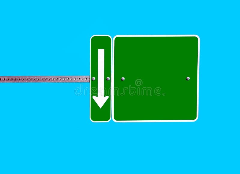 Empty Corner Street Signs stock image. Image of drive - 16299901