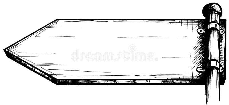 Blank street sign stock illustration. Illustration of drawing - 884773