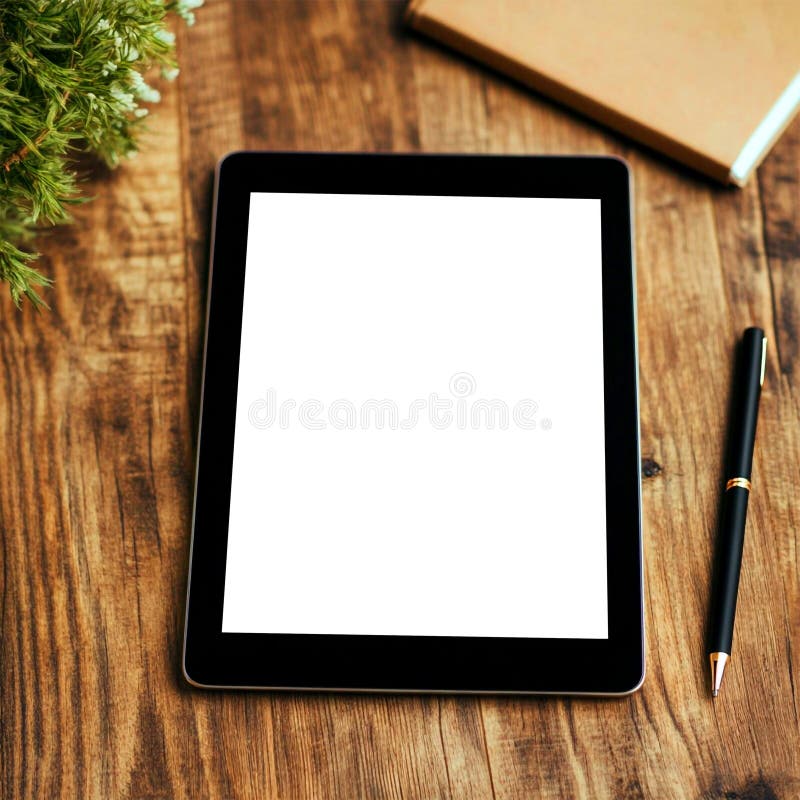 Blank Tablet Screen Mockup Perfect for App Presentations Website ...