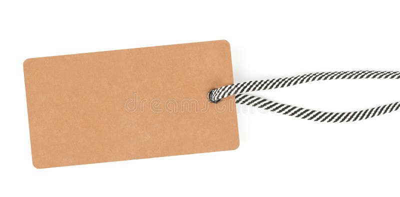 Blank tag stock image. Image of market, package, recycled - 23397857