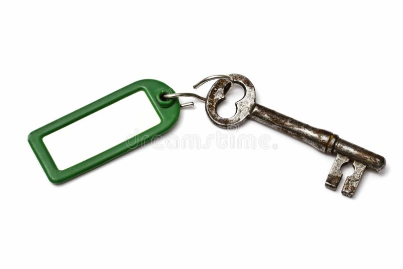 Gold pound key and tag stock image. Image of concept, commodity - 255545