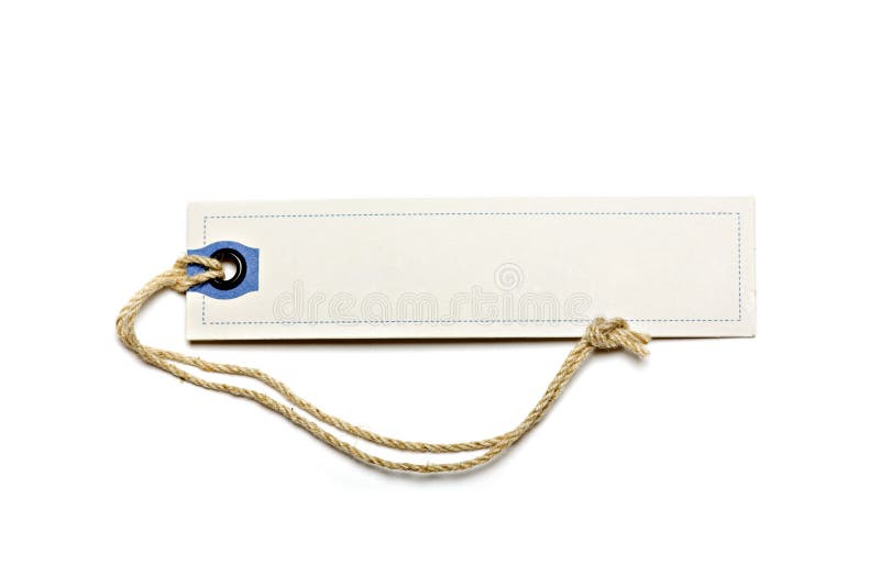 Blank Gift Label stock photo. Image of copy, attached - 10972154