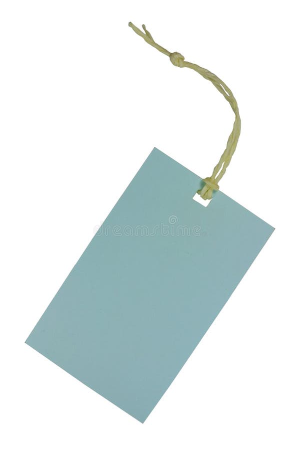 Blank tag on White stock photo. Image of textured, cardboard - 18588332