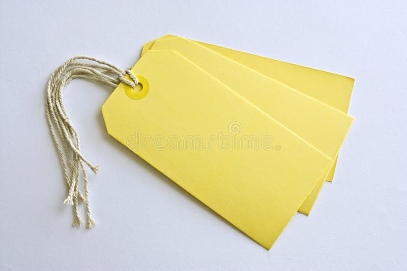 Blank tags stock photo. Image of string, card, pasteboard - 16813748