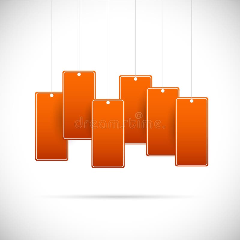 Blank tags set (vector) stock vector. Illustration of background - 17171358