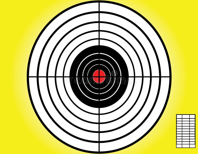 Blank Gun Target Paper Shooting Target Blank Target Background Target ...