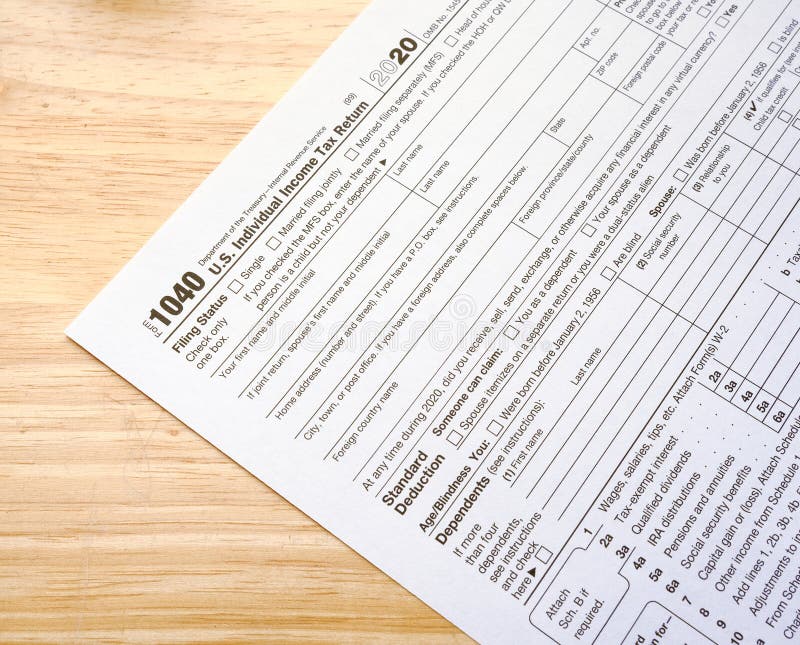 Blank 1040 Tax Form editorial photography. Image of 1040 - 213120932