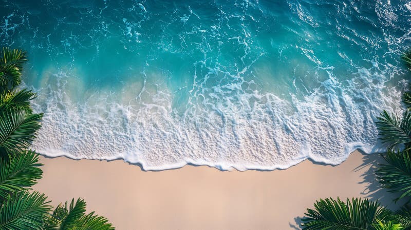 Blank Teal Sign Beach Sand Tropical Background Summer Vacation ...