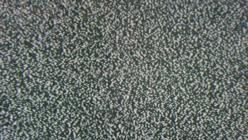 TV Static Snow on an Old Analog TV Set Stock Video - Video of dark ...