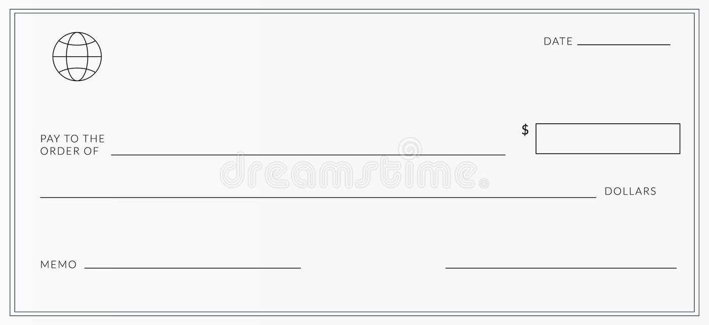 Blank Cheque Stock Illustrations – 3,286 Blank Cheque Stock ...