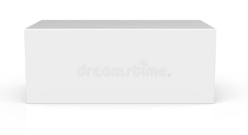 Blank template box model stock photo. Image of rendering - 80242936