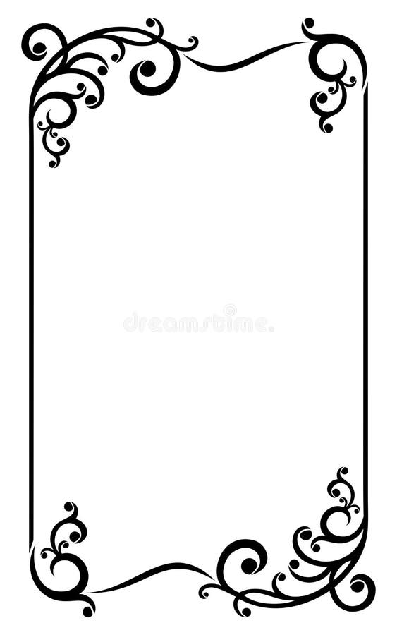 Fancy Frame Shape Template Set Stamp Frames With Decorative Edges For