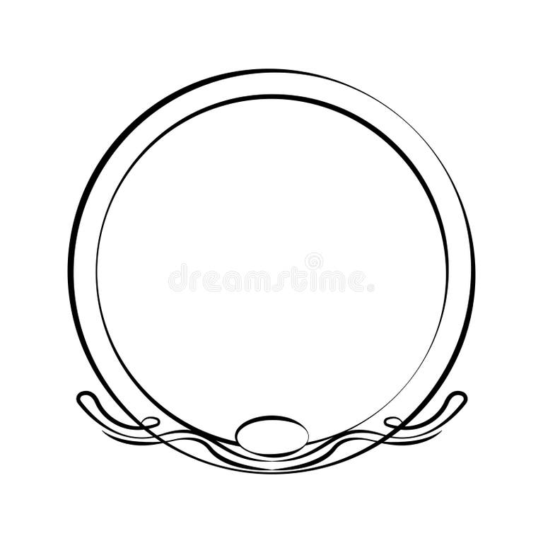 Blank Template for Text, Isolated Text Box, Vector Ornaments Stock ...