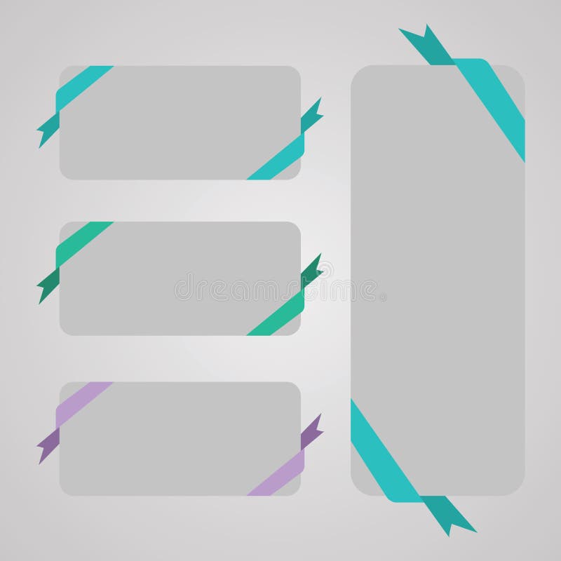 Blank Templates. Vector Illustration Decorative Design Stock Vector ...