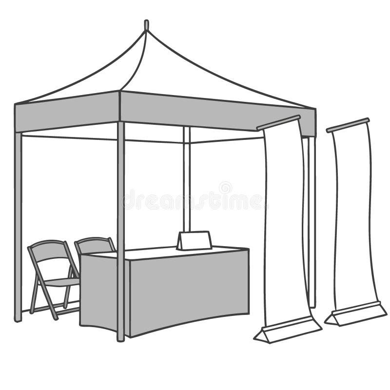 Simple Gray Canopy Table Stock Illustrations – 15 Simple Gray Canopy ...