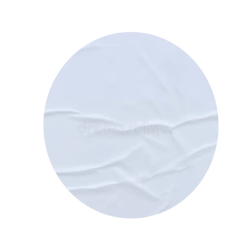 Blank Texture Sticker for Mockup Stock Image - Image of badge, banner ...