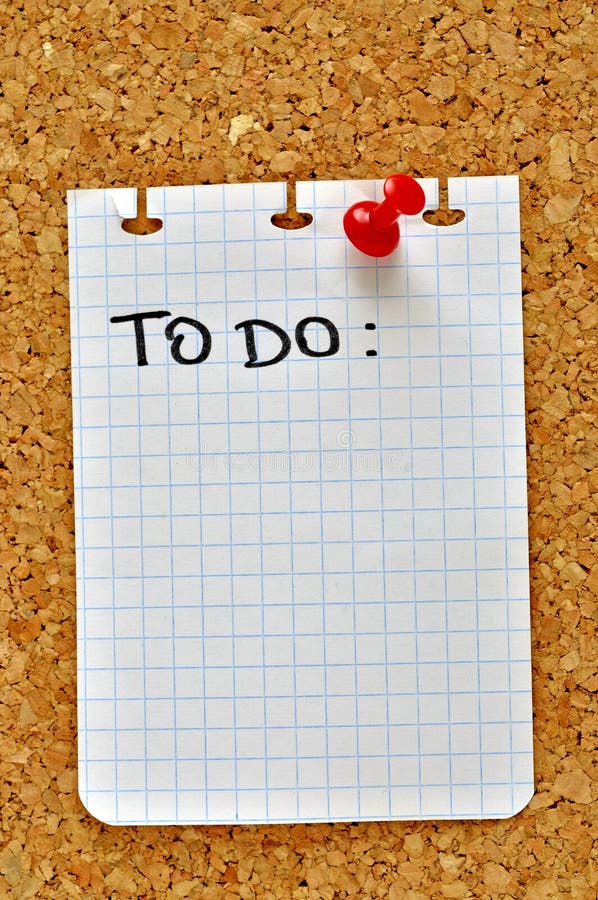 To Do list stock photo. Image of board, list, paper, note - 2315228