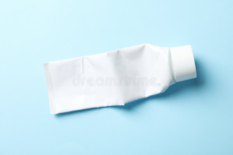 Blank Tube with Toothpaste Isolated on Background Stock Photo - Image ...