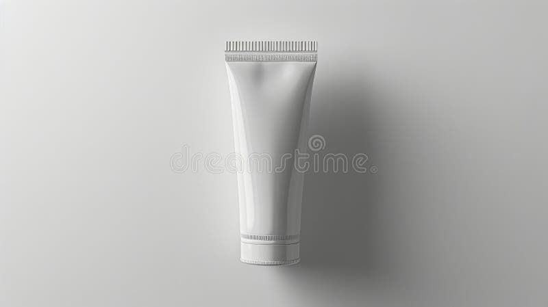 Blank Toothpaste Tube Mockup on a Clean White Background for Product ...