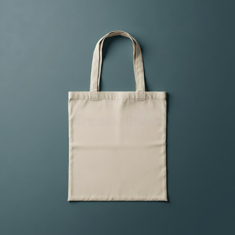 Blank Tote Bag Mockup To Add Your Design Stock Illustration ...