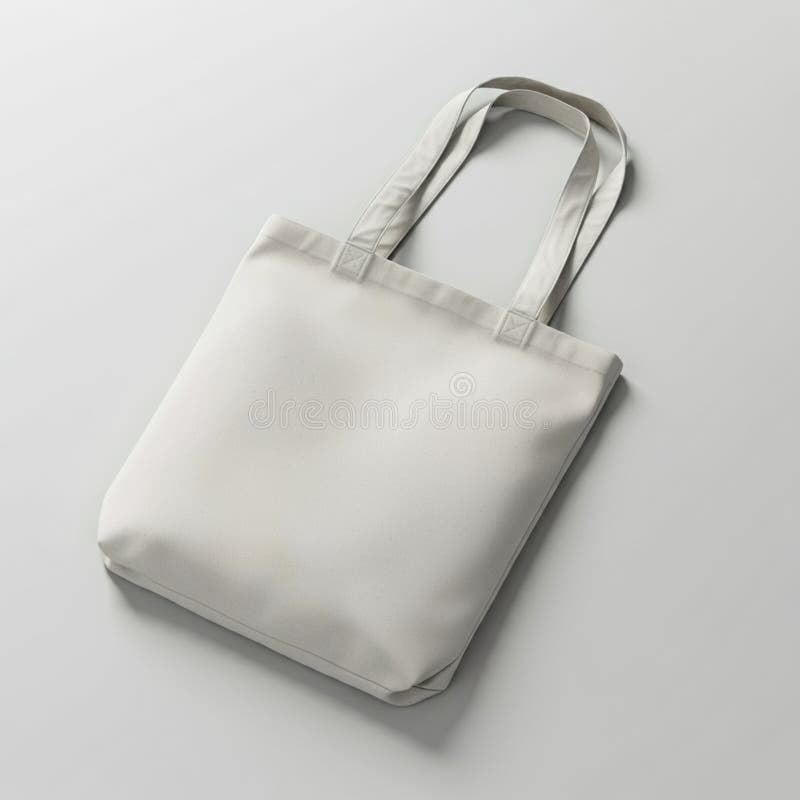 Blank Tote Bag Mockup To Add Your Design Stock Illustration ...
