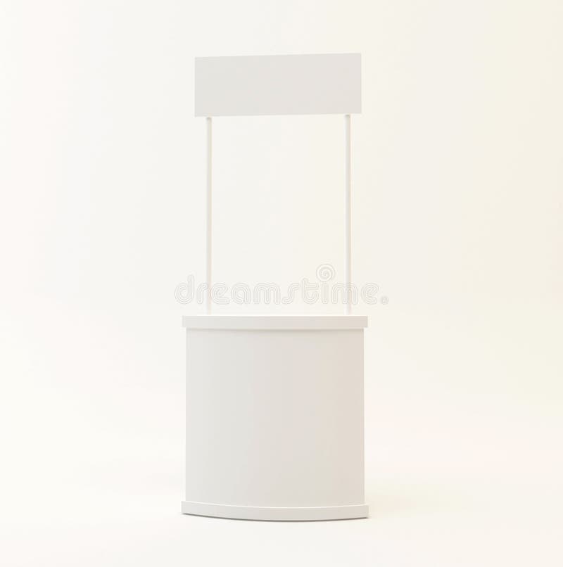 Blank Trade Show Booth for Designers Icon Stock Illustration ...