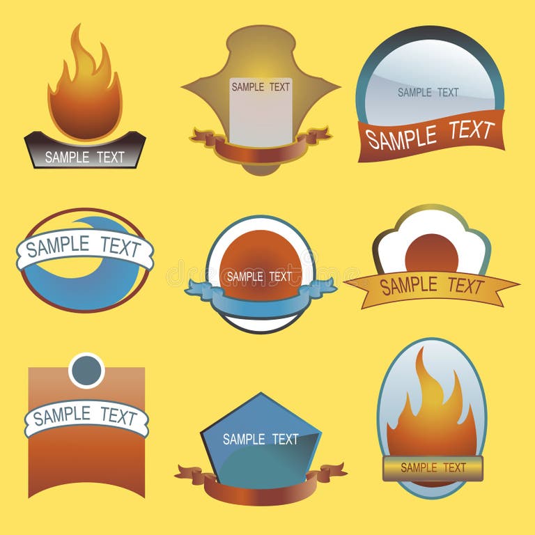 Blank Traditional Labels Stock Illustrations – 698 Blank Traditional ...