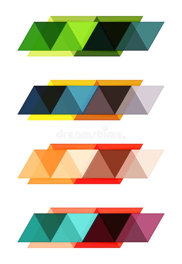 Blank Triangle Infographic Backgrounds Stock Vector - Illustration of ...