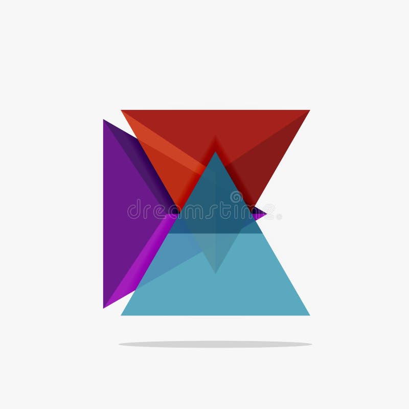 Blank Triangle Infographic Backgrounds Stock Vector - Illustration of ...