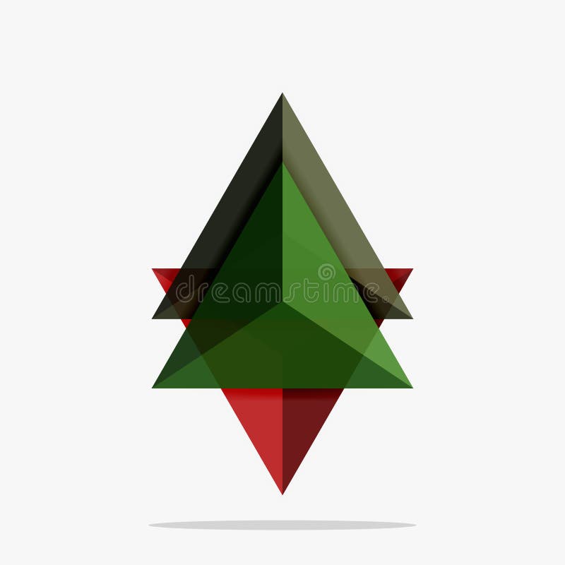 Blank Triangle Layout Business Template Stock Vector - Illustration of ...