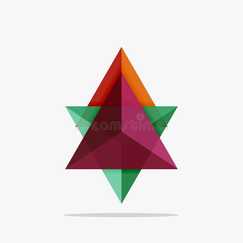 Blank Triangle Layout Business Template Stock Illustration ...