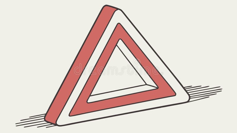 Blank Triangle Warning Sign, Customizable Hazard, Road Safety Vector ...